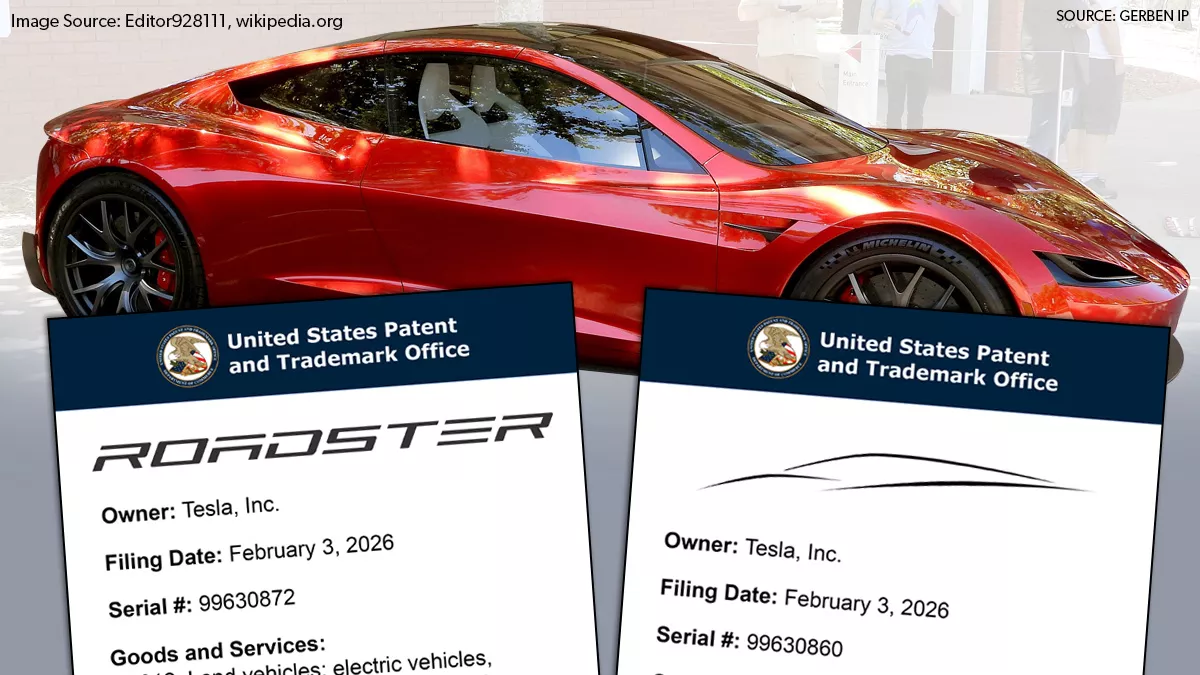 Tesla Reveals New Roadster Logos in Trademark Filings - Gerben IP